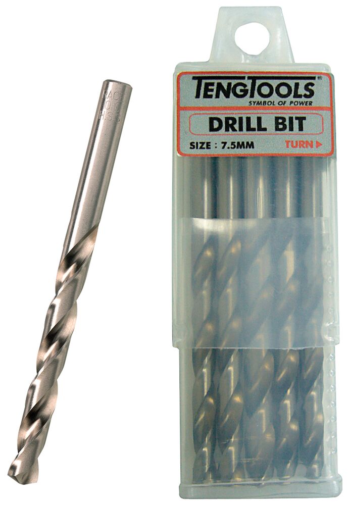 Drill Bits Fully Ground 3.3mm 10 pcs – Teng Tools USA
