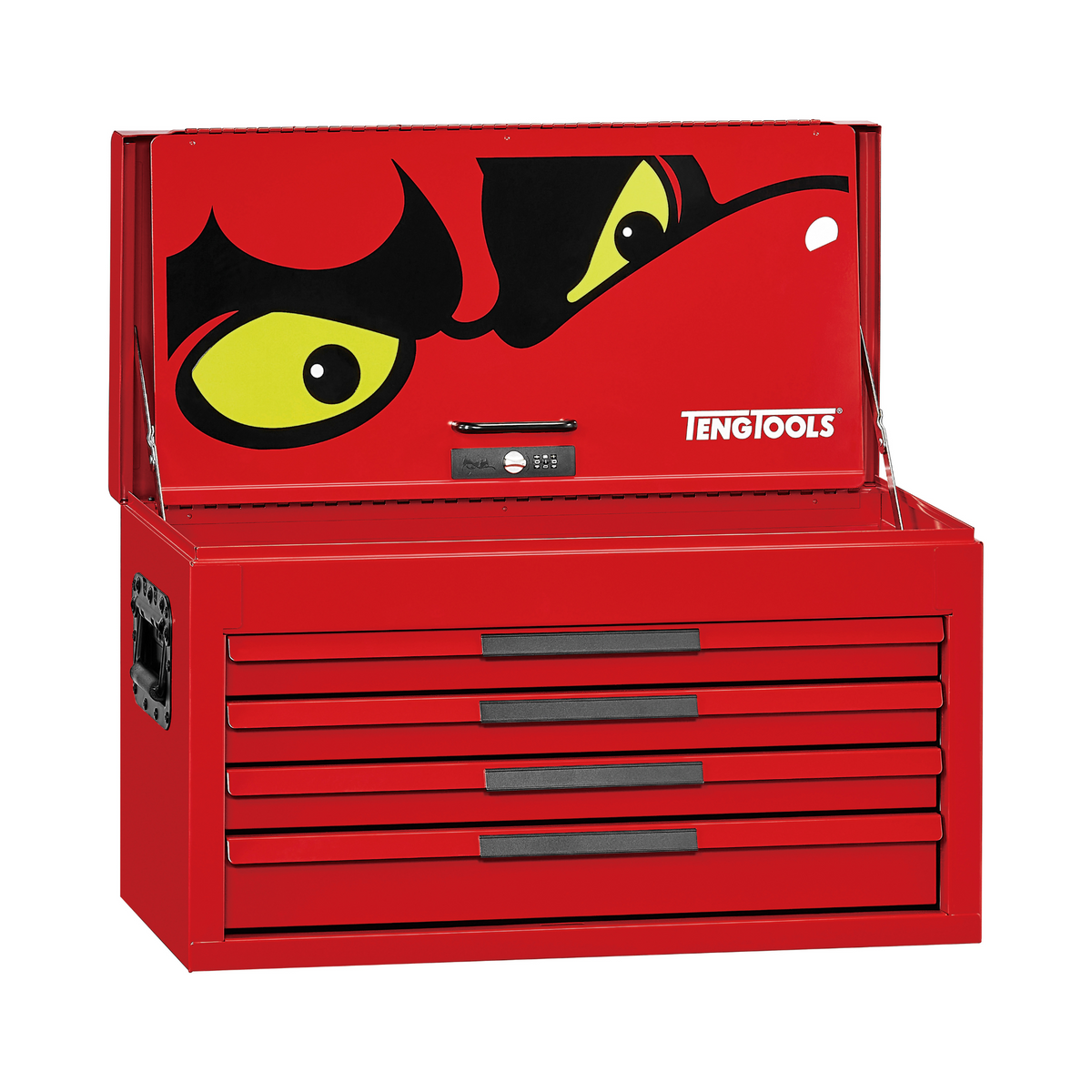 Teng Tools 26 Inch Wide 4 Drawer PRO35 Heavy Duty Red Top Box - TST26R ...