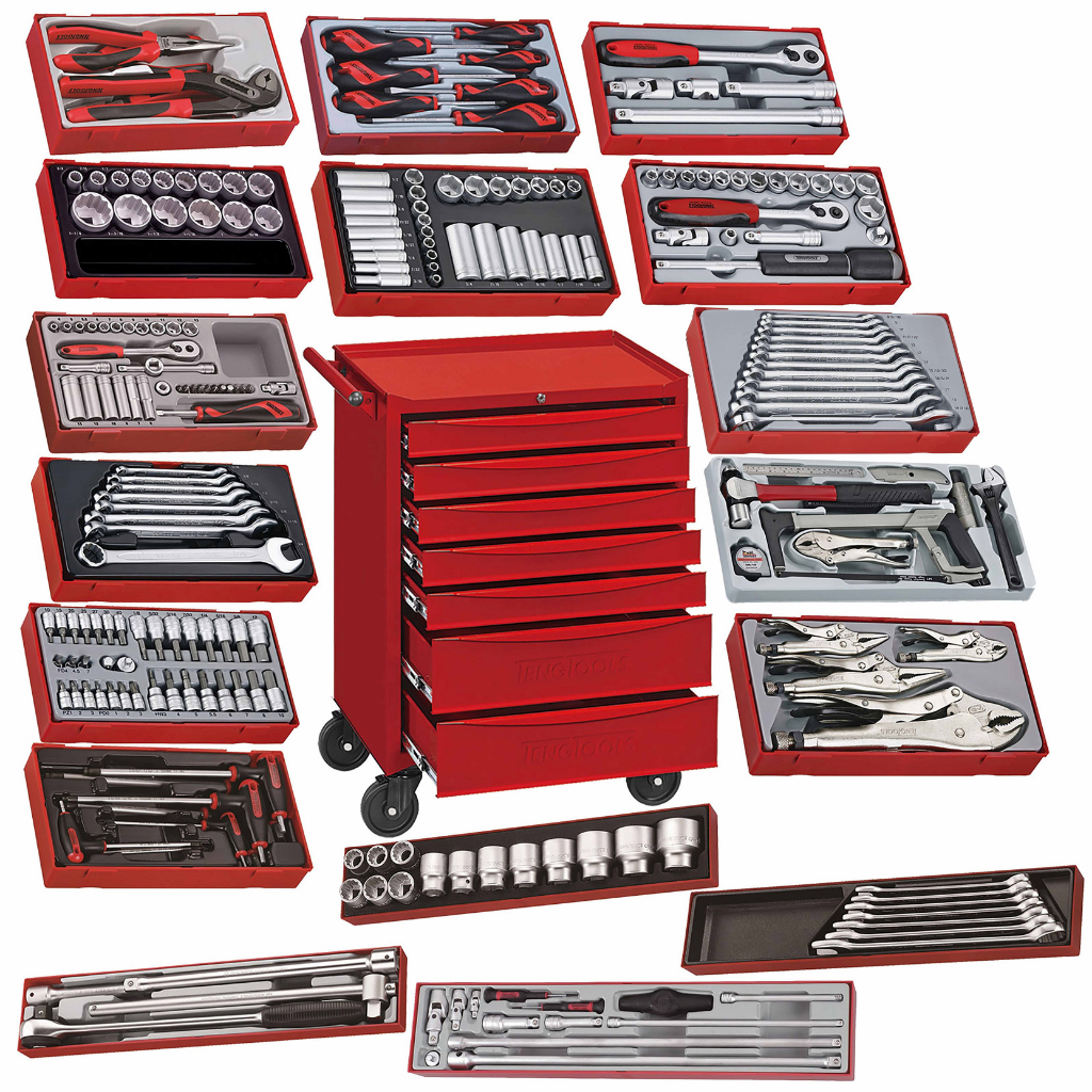 Teng Tools 231 Piece Complete Mixed General Hand Tool Kit (Mega Bundle ...
