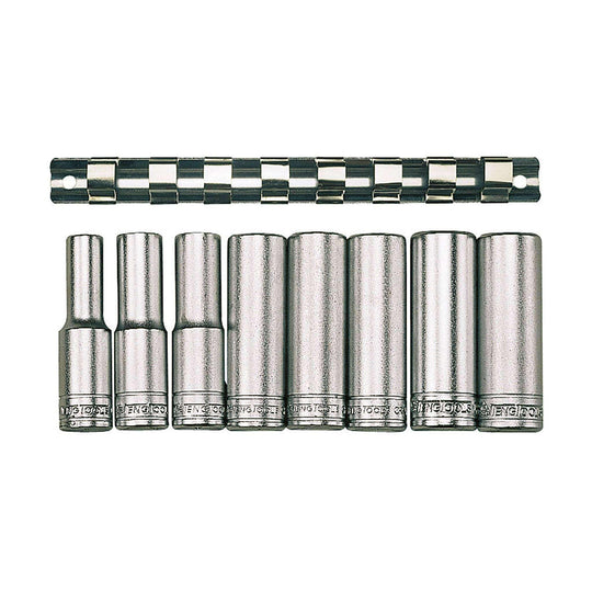 Teng Tools 8 Piece 1/2 Inch Drive 12 Point Deep Metric Socket Set (13m – Teng Tools USA