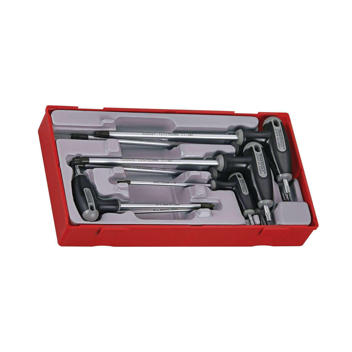 Teng Tools 7 Piece T Handle Torx (TX) Key Driver Set with TPX Ends (TX ...