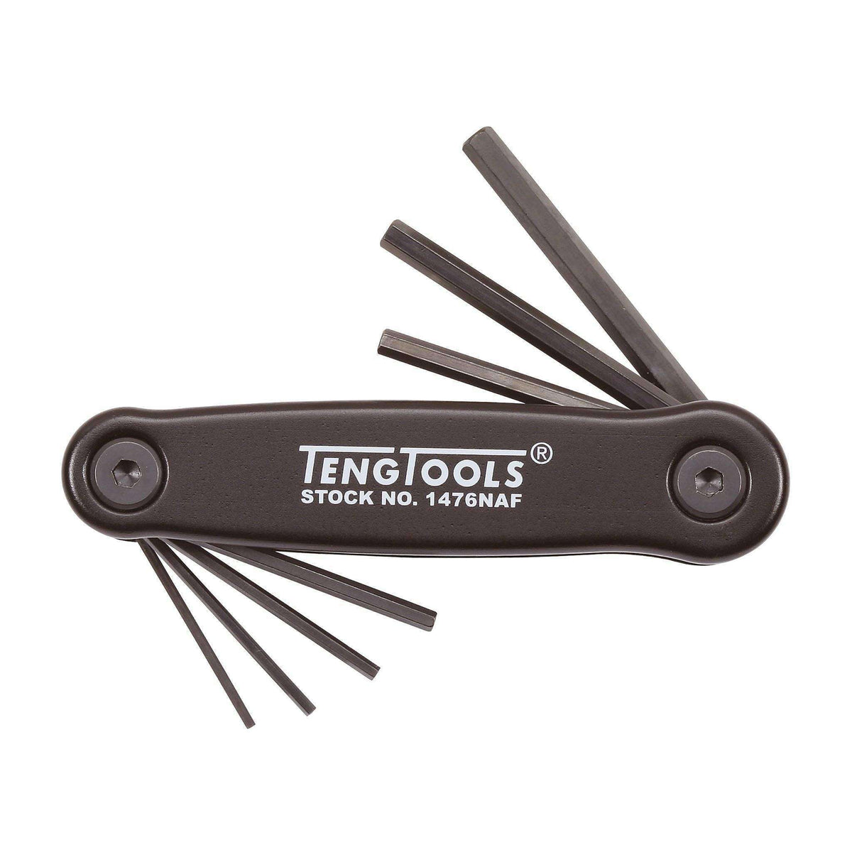 Teng Tools 7 Piece Black SAE Retractable Hex Key/Allen Wrench Set (1/1 ...