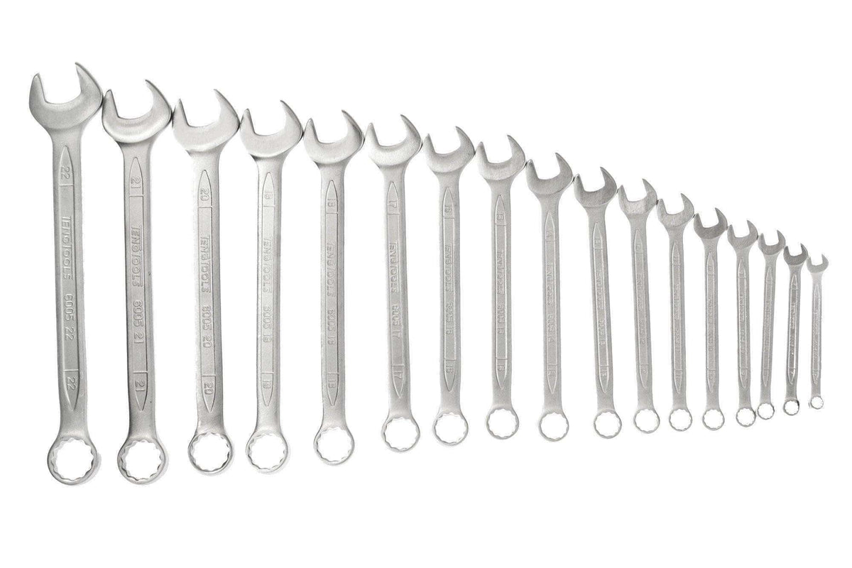 Teng Tools 17 Piece 12 Point Metric Combination Wrench Set (6MM - 22MM ...